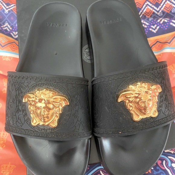 Versace | Shoes | Versace Slides | Poshmark